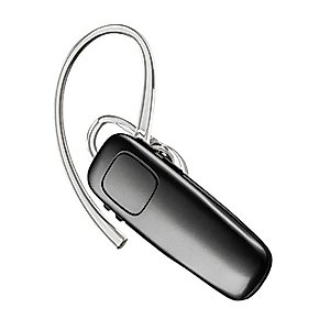 Plantronics M90 Mobile Bluetooth Wireless Clip-On Headset Black for Apple iPhone 6 6S 6+ 6S+ Plus LG G3 G4 Samsung Galaxy S5 S6 Edge Note 3 4 5 Sony Z3+ Z4 Z5 iOS Android