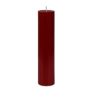 2 x 9 Red Pillar Candle