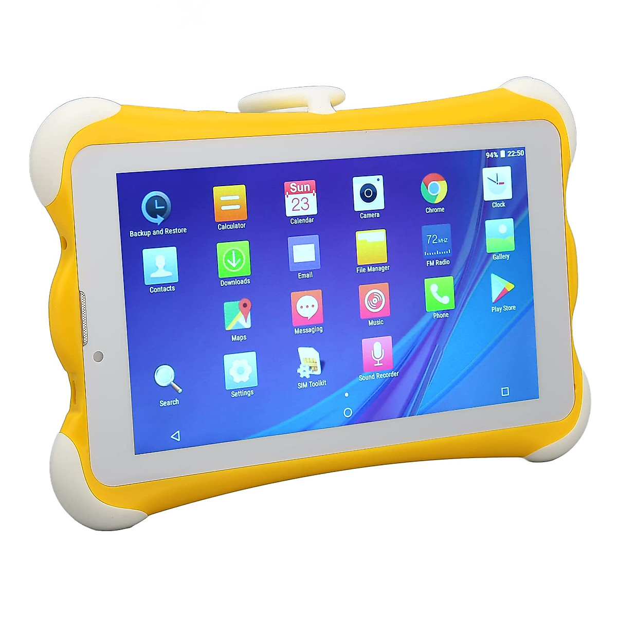 Naroote Kids Tablet, Eye Protection WiFi Kids Tablet 7 Inch 6000mAh Battery MTK6582 CPU Processor (US Plug)