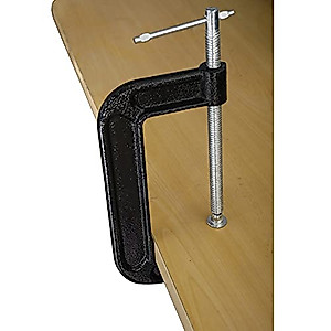 Tysun 4 Pcs 6 Inch C Clamp Set, Up to 6 Inch Jaw Opening, 2-5/8 Inch Throat Depth Heavy Duty C-Clamps for Woodworking Welding and Building