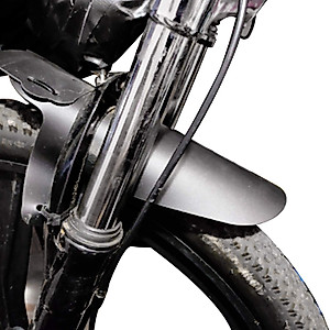 Honbay 2PCS Mountain Bike Folding Fenders Bicycle Mudguards with 8PCS Zip Ties for Front Tire