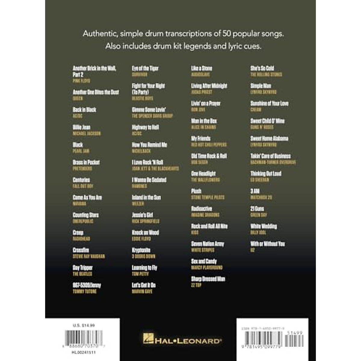 Simple Songs: The Easiest Easy Drum Songbook Ever