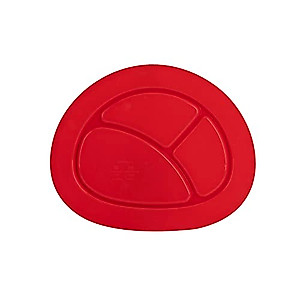 Nuby Silicone Sure Grip Miracle Mat, Fits Most High Chairs, 6 M+, Red
