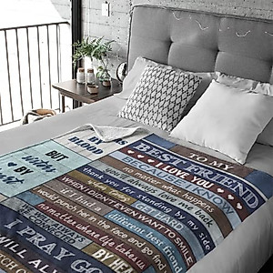 Mubpean Gifts for Best Friends Women Blanket 60"x50", Friendship Gifts for Women Friends, Gifts for Friends Female, Birthday Gifts for Women Friendship,Best Friend Birthday Gift for Sister Mothers Day