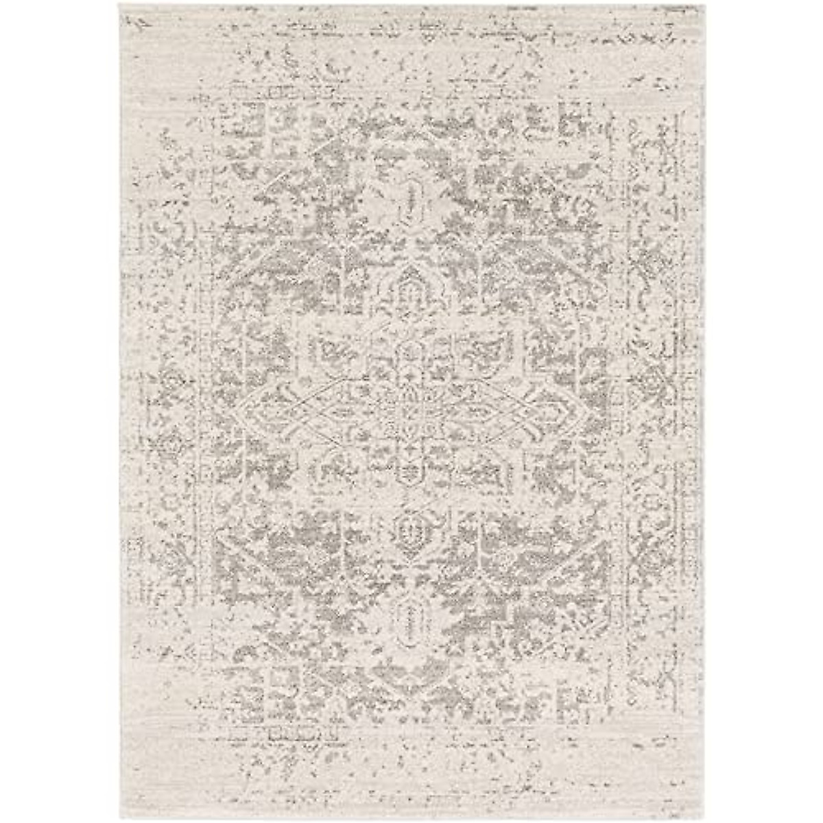 Artistic Weavers Janine Vintage Medallion Area Rug,5'3" x 7'3",Grey