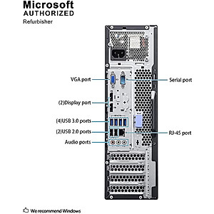 Lenovo ThinkCentre SFF Desktop Computer i7 up to 3.9GHz, 16GB RAM, 2TB HDD, WiFi, Keyboard & Mouse, Windows 10 Pro (Renewed)