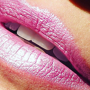 MODE Lustre Lipstick Frost 66 Ultra Frosty Baby Pink Frosted Pearl Hydrating Pigment Rich Creamy Lip Color, Nourishing Natural Skincare Fruit Oils, Organic Shea Butter, Cruelty Free