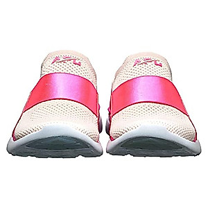 Athletic Propulsion Labs Women's Techloom Bliss Shoe, Creme/Fusion Pink/White, 8.5