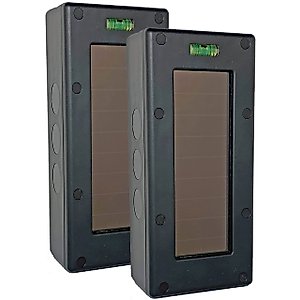 Dakota Alert SBB-4000 Solar Break Beam Driveway Alarm Sensor - Long Range, Outdoor, Weatherproof, Up to 1 Mile Wireless Range - Compatible with Any Dakota Alert 4000 Series Receivers