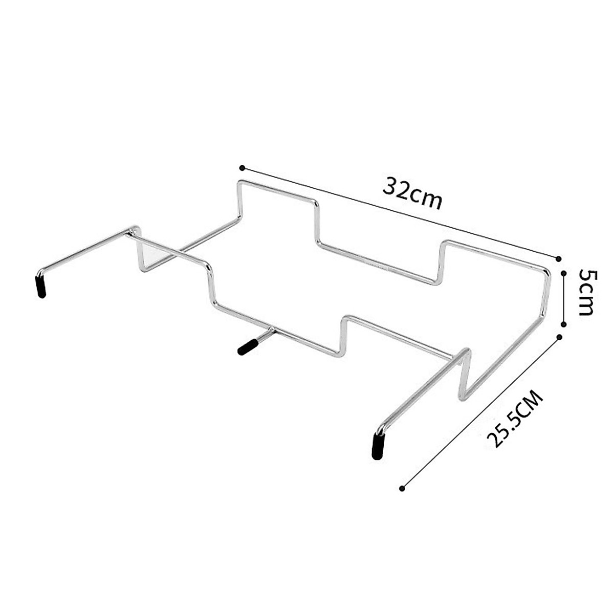 Trash Bag Holder, 2 Pack Stainless Garbage Hanging Bag Holder Trash Can Bracket Table Garbage Rack, Lightweight Table Rack Garbage Bag Hanger for Kitchen BBQ Camping Use Kitchen Clean and Organized