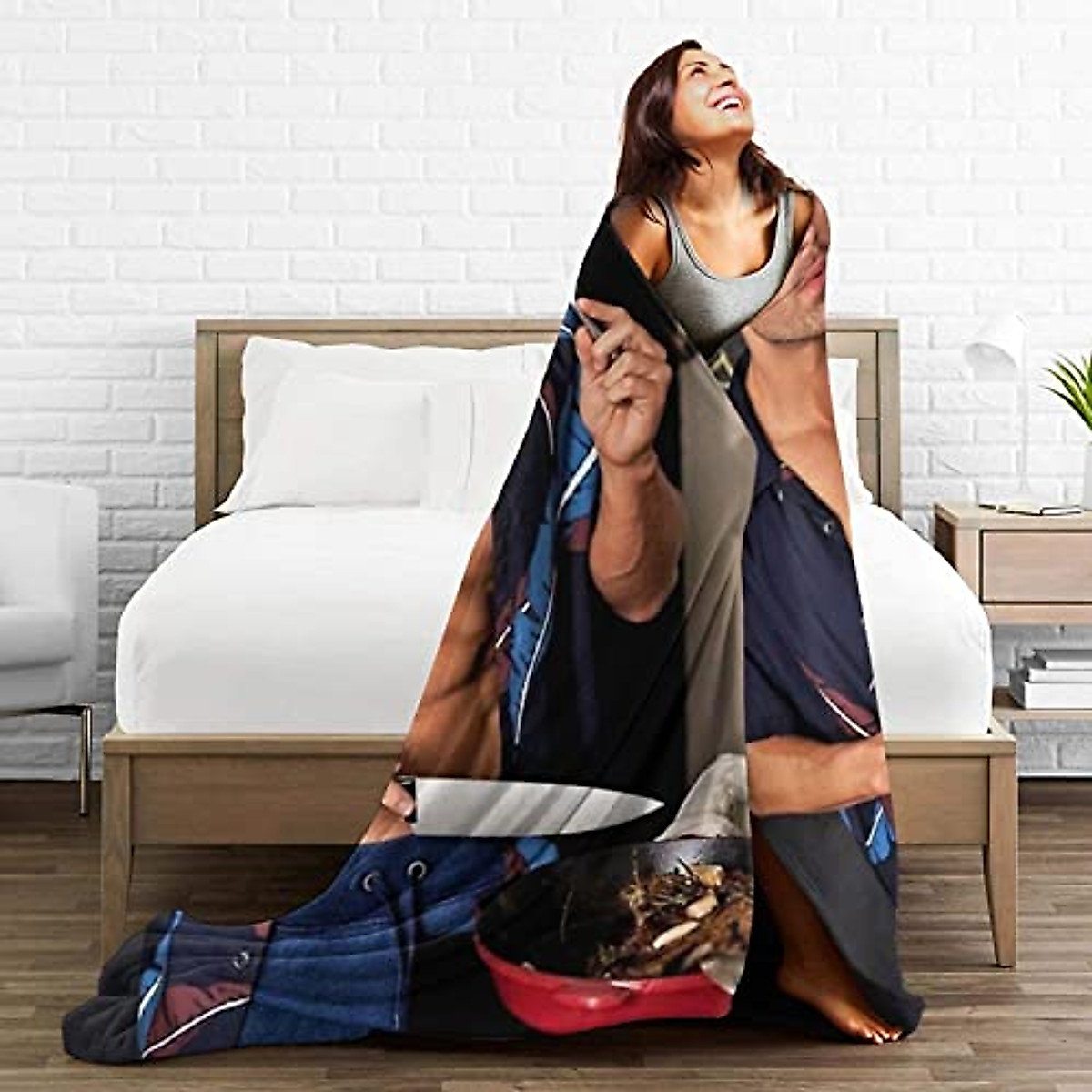 Sebastian Stan Ultra Soft Micro Fleece Blanket All Season Fuzzy Warm Throw Blanket for Sofa Chair Couch Bed