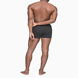 Calvin Klein Men's Cotton Stretch 5-Pack Trunk, 5 Black, L