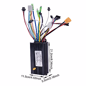 24" E-Bike Conversion Kit 36V 500W E-Bike Rear Wheel Motor Kit w/Display & Pedal Sensor, Brushless Gear Motor, 5 Speed Controls