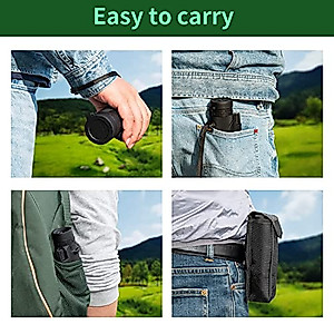 Hooerm HD Monocular Telescope for Smartphone, 12X50 High Powered Monoculars for Adults Kids with Clear Low Light Vision- Ideal for Bird Watching, Hunting, and Outdoor Activities, Upgraded