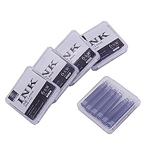 30 PCS Fountain Pen Black Ink Refill Cartridges Suitable for Hongdian Fountain Pen