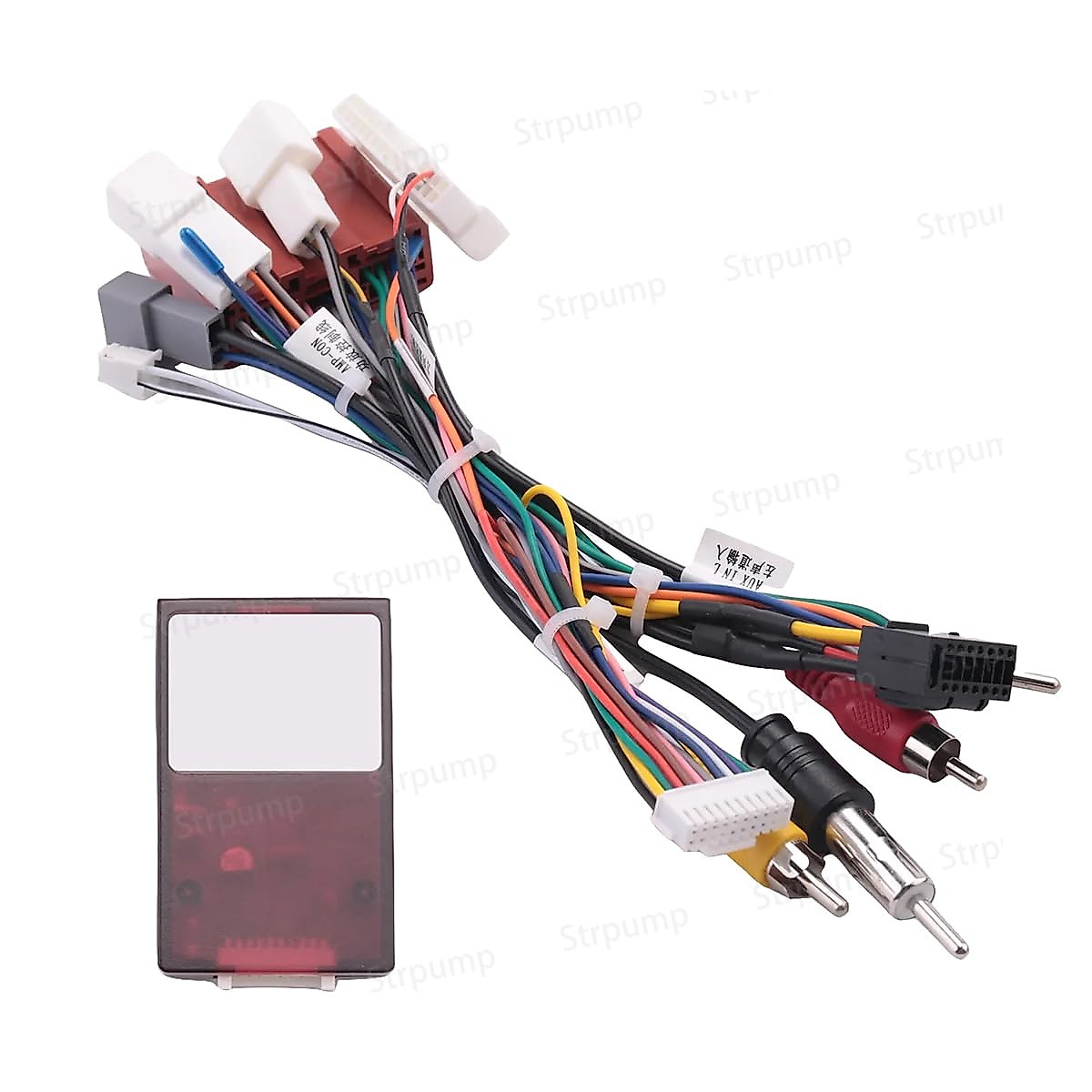 Strpump 16pin Car Radio Stereo Power Retrofit Harness Cable Wire for Mazda 6 Atenza CX-5 2013+ w/Bose Amp Retain OEM Rearview Camera USB Adapter