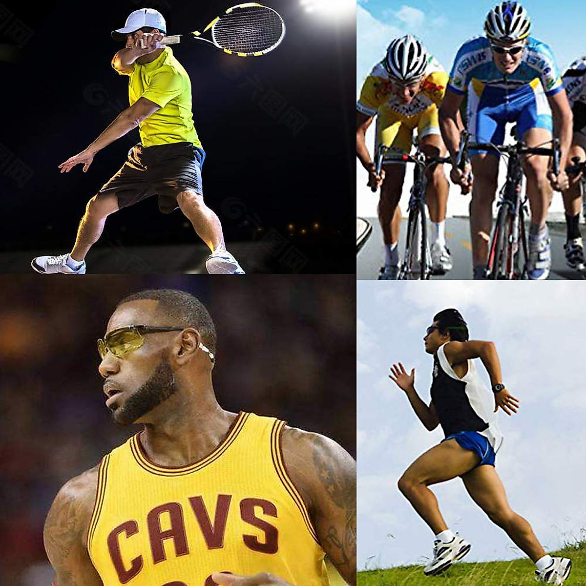 Glasses Strap Anti-Slip Silicone Eyeglass Strap Eyewear Retainers Sports Elastic Soft Sunglass Cord Holder for Men Women 2PCS(Black /Blue)