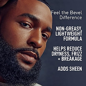 Bevel Beard Oil for Men - Moisturizing Beard Oil with Jojoba Oil and Argan Oil, Adds Shine and Helps Prevent Dryness, Frizz and Breakage, 1 Oz