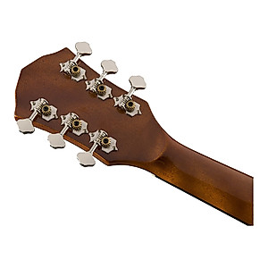 Fender FA-345CE Auditorium Cutaway Acoustic Guitar, with 2-Year Warranty, Natural