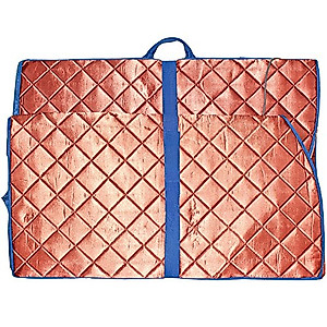 Durherm Infrared Sauna, Low EMF Negative Ion Portable Indoor Sauna with Chair and Heated Footpad, Copper, Large