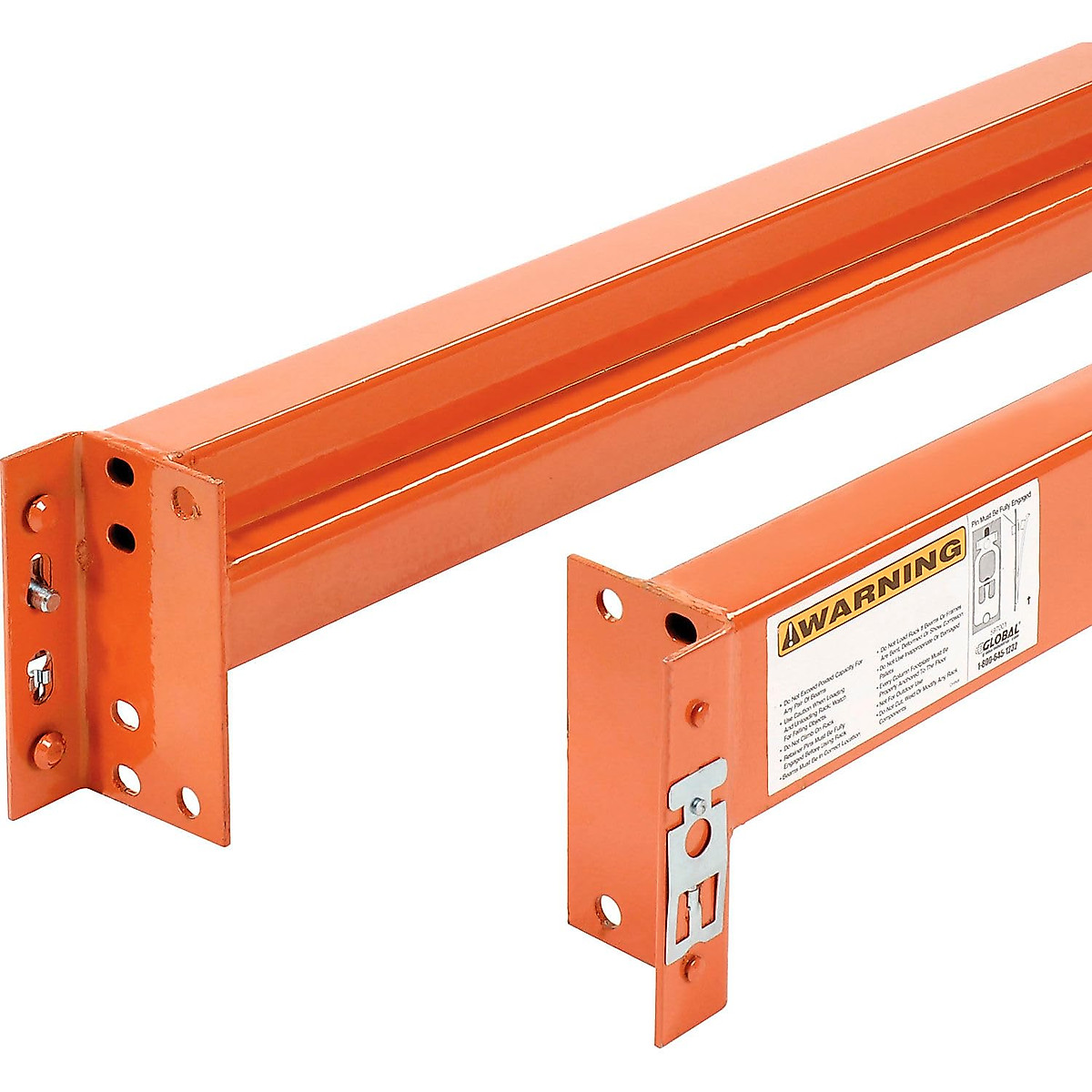 Global Industrial Teardrop Pallet Rack Add-On 120"W x 42"D x 120"H