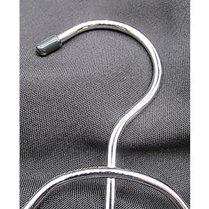 NAHANCO NH4TPH 4-Tier Pant Hanger with Clips for Closet Organization - 3/Pack, Chrome