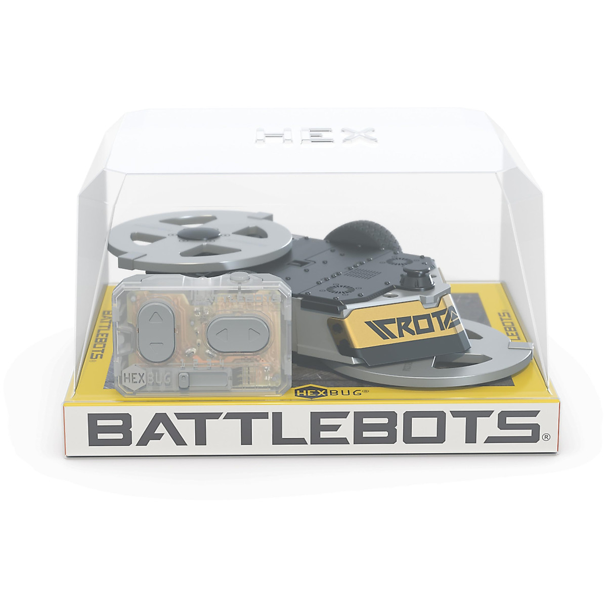 HEXBUG BattleBots Rotator, Remote Control Robot Toys for Kids, STEM Toys for Boys and Girls Ages 8 & Up, Batteries Included