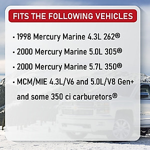 Replacement Electric Fuel Pump - Fits Mercury Boat Engines - Mercruiser, 1998 4.3L 262, 2000 5.0L 305, 2000 5.7L 350, MCM/MIE 4.3L V6, 5.0L V8 Gen+ - Replaces 861155A3, 861156A1, 18-8868