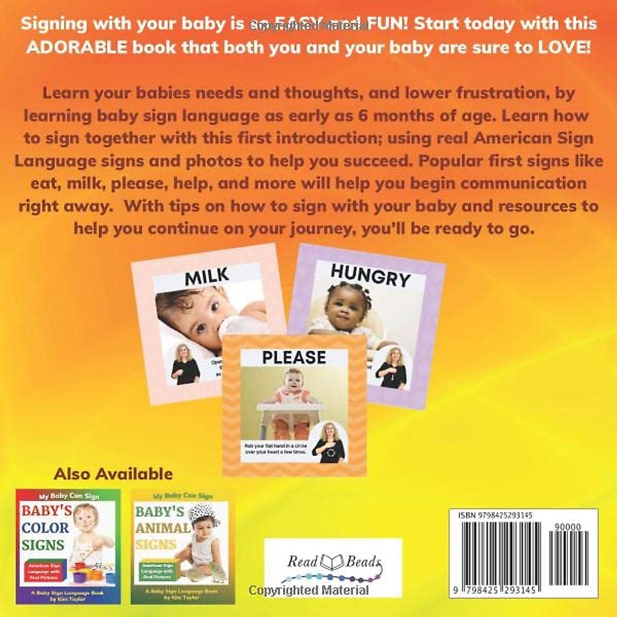 Baby's First 25 Signs: A Baby Sign Language Book (My Baby Can Sign)
