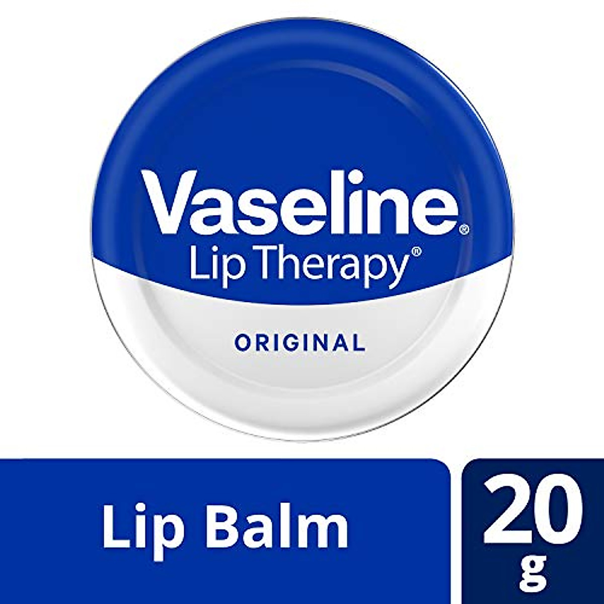 Vaseline Lip Therapy | Vaseline Lip Balm | Lip Moisturizer for Very Dry Lips | Original | 20g