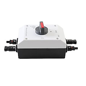 HOTSTORE Solar Switch Photovoltaic Isolator, DC Isolator PC Isolated Solar Switch 1000V 32A Outdoor IP66 Waterproof Easy Installation for RV Fuse Proctive