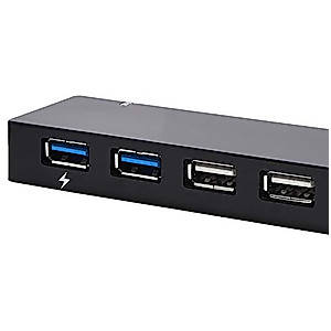 Amazon Basics USB 3.0, 10 Port HUB With AC Adapter, Black