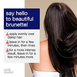 milk_shake Cold Brunette Blue Conditioner for Brunettes with Special Blue Pigments for Light Brown or Dark Blonde Hair - 8.4 Fl Oz (250 ml)