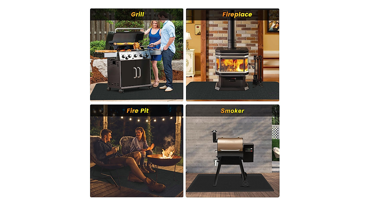 Extra Large Grill Mat 80x48 Inch Waterproof for Outdoor & Indoor Use