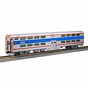 HO Pullman Bi-Level 4-Window Cab-Coach Chicago Metra #8730