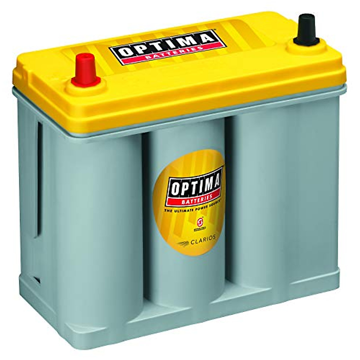 OPTIMA Batteries High Performance DS46B24R YellowTop Dual Purpose Sealed AGM Car, Truck and SUV Battery, 450 CCA, Maintenance Free, Versitile Mounting, Fits Select Prius Models