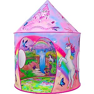 Unicorn Kids Play Tent | Extraordinary Magical Unicorn Pop Up Tent for Children Girls & Boys | Enjoy Indoor and Outdoor Imaginative Play | Foldable Playhouse Toy Gift