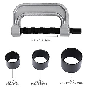 DHA Heavy Duty Ball Joint Press & U Joint Removal Tool Kit with 4x4 Adapters for 2WD 4WD Car Light Truck, Upper and Lower Ball Joint Press Kit Remover Installer Service Set