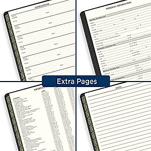 AT-A-GLANCE 2023-2024 Planner, Weekly & Monthly Academic Appointment Book, 8-1/4" x 11", Large, Recycled, Black (70957G05)