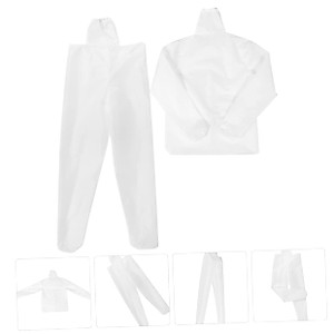 Yardwe Pizza Pan 1 Set Dry Clothes Bag Travel White Air Dry Polyester Clothing Outdoor Pants