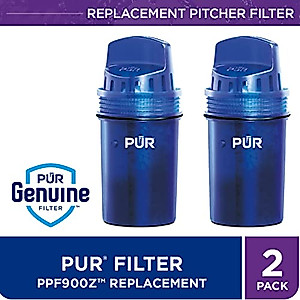 PUR Water Pitcher Replacement Filter (Pack of 2), Blue – Compatible with all PUR Pitcher and Dispenser Filtration Systems, PPF900Z