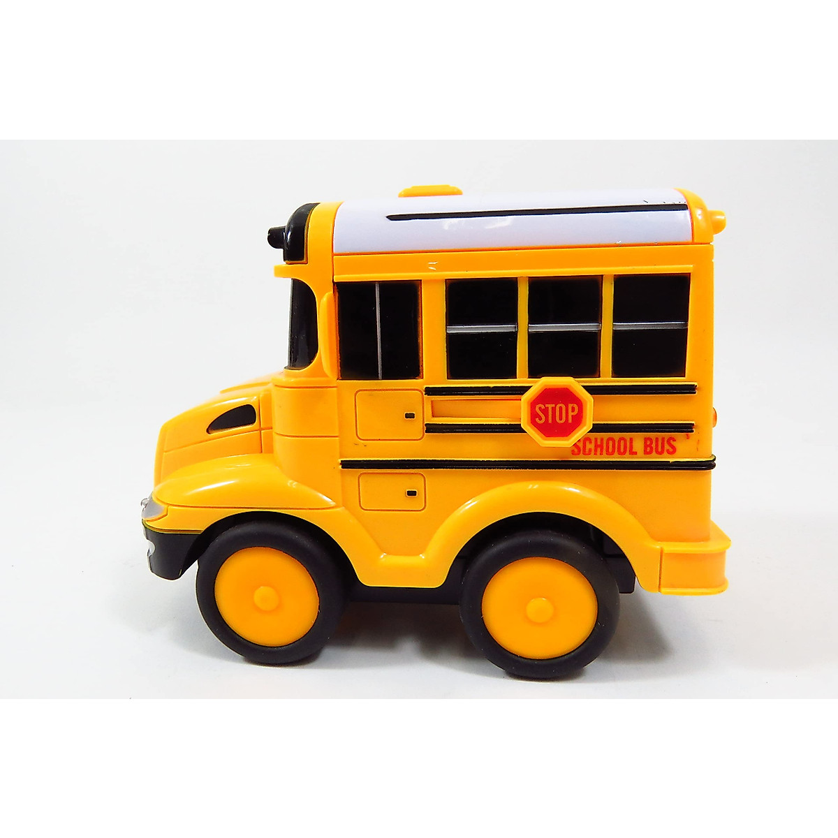 AMPERSAND SHOPS RC Kids Yellow School Bus with Lights and Sound
