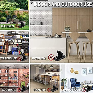 Mouse Trap, Rats Mice Trap That Work Mice Snap Trap 100% Remove Mouse Catcher - Quick Effective Sanitary Reusable Easy Setup,Safe for Families and Pet,Home Indoor Outdoor Use - 12 Pack