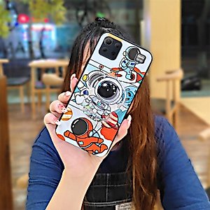Protective TPU Lulumi Phone Case for LG K92 5G/Q92, Back Cover Drift Sand Silicone Durable Cartoon Anti-Knock Foothold Cute Shockproof Anti-dust Cartoon Dirt-Resistant Waterproof Kickstand, 7