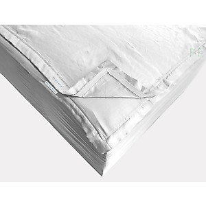 Zip On Fitted Sheet - Includes 2 Zip-On Sheets & 1 Fitted Sheet Base - Upto 16” Inch Deep Pockets Full Size Zipper Fitted Sheets - Soft Cotton 600 TC Fitted Sheet - White