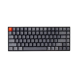 Keychron K2 Wireless Bluetooth 5.1/Wired USB Mechanical Keyboard for Mac Layout, Compact 84 Keys Computer Keyboard Gateron G Pro Blue Switch White LED Backlight N-Key Rollover for Windows-Version 2