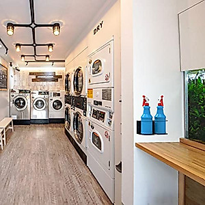 HQYing Steel Spray Bottle Holder, Storage Rack for Garage and Home, Craft Workspace Paint Bottle, Easy Install Wall Mount with Hardware (2 Bottles)