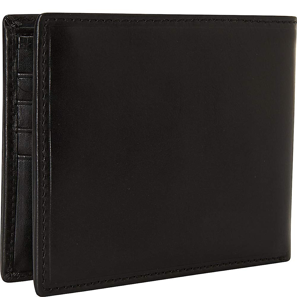 Mancini Leather Goods Men's RFID Secure Billfold with Removable Passcase (Black)