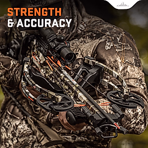 Wicked Ridge by TenPoint Match 400 - Pack of Six 20” Carbon Crossbow Arrows - 400-Grains, 0.004” Straightness - with Alpha-Nock HP