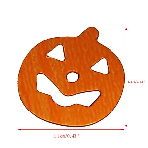 ONLYKXY 1000pcs Halloween Party Confetti Red copper Pumpkin Confetti for Halloween Party Table Confetti and DIY(Pumpkins，Red copper)